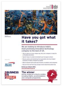 UKTI calling innovation companies in India » BBG South