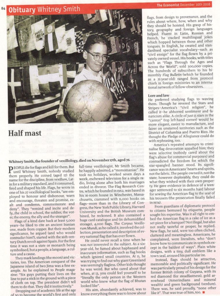 Obituary Whitney Smith » BBG South